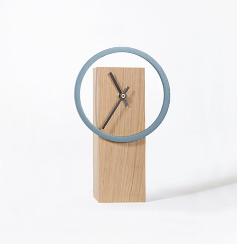 Horloge design en bois massif naturel CYCLOCK - Drugeot Manufacture